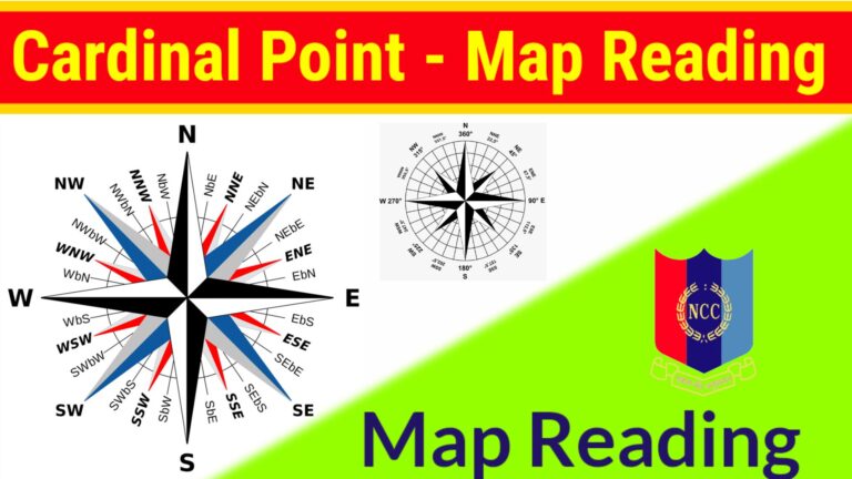 Cardinal Point Map Reading NCC | What Is Cardinal Points